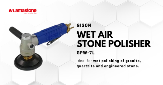 Ponceuse polisseuse pneumatiques à eau GPW-7L - Gison | amastone®